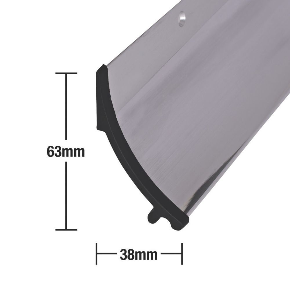 Stormguard Rain Deflector Polished Aluminium 914mm | Thresholds ...
