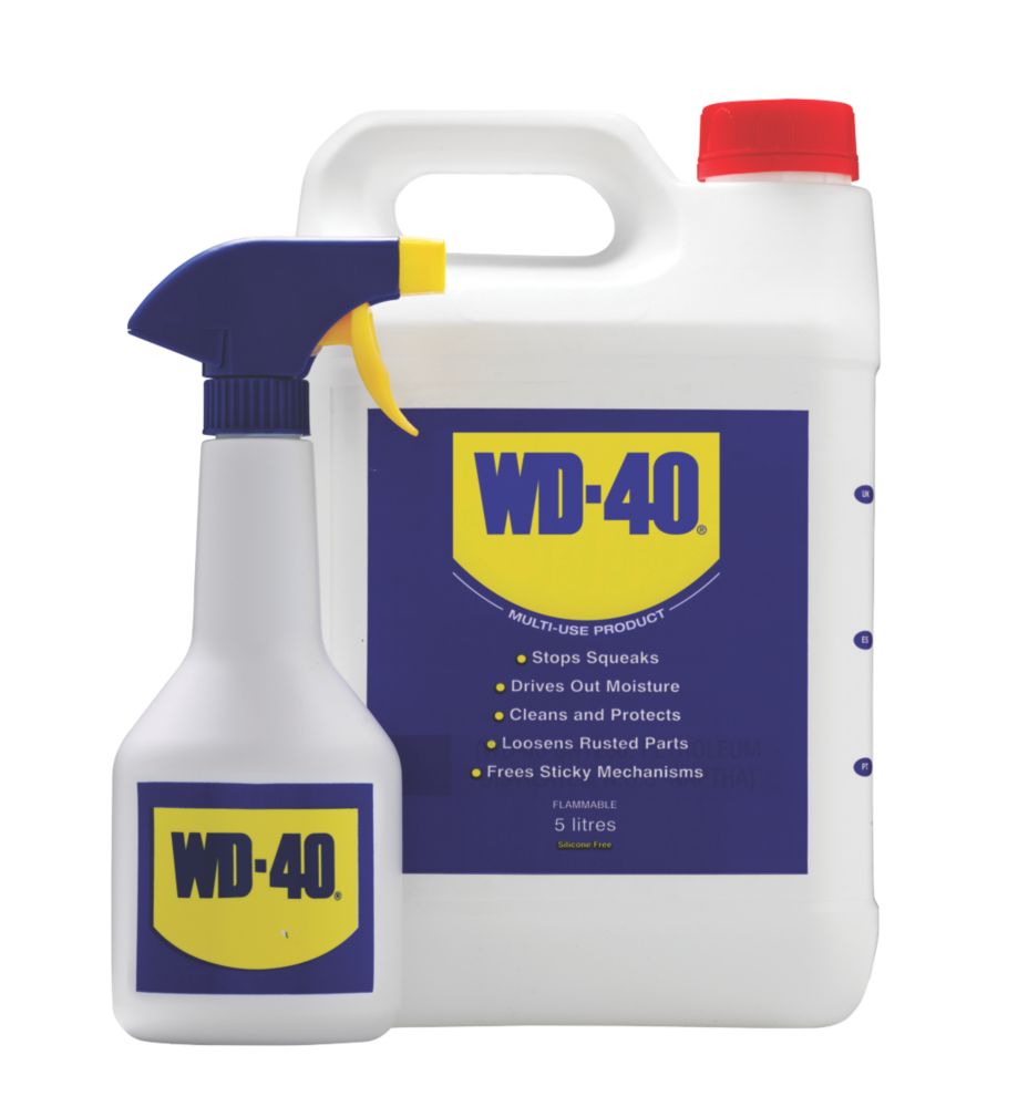 WD-40 & Spray Applicator 5Ltr | Lubricants | Screwfix.com