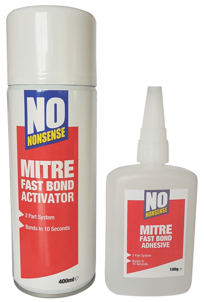 No Nonsense Mitre Adhesive Trade Pack 400ml | Wood Glues | Screwfix.com