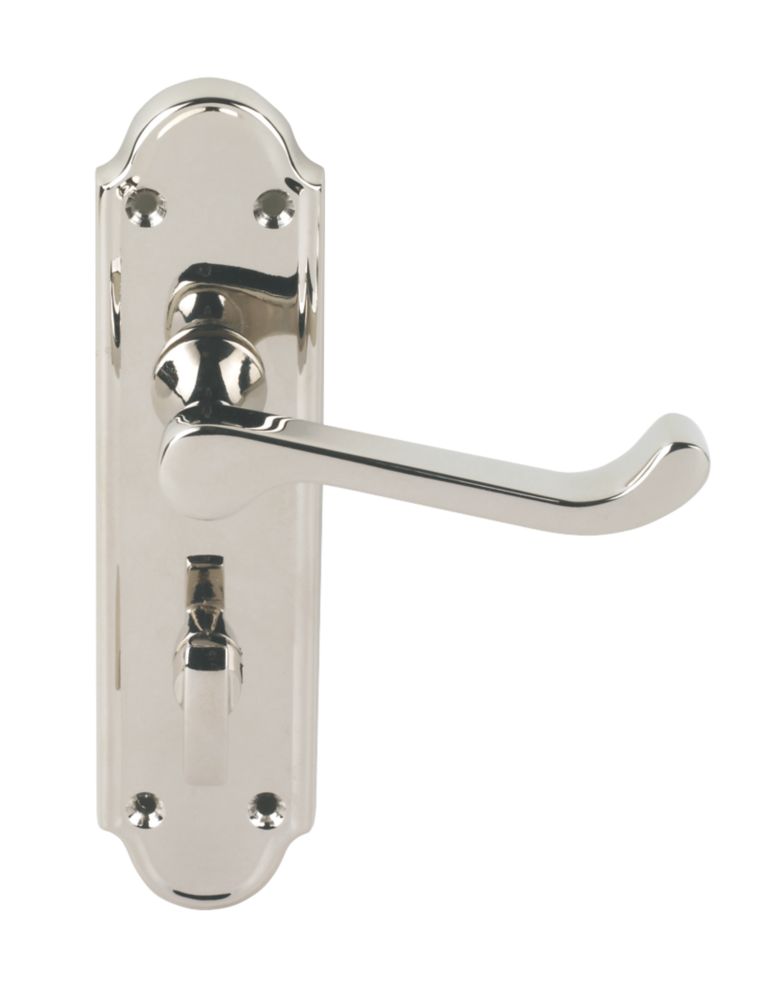 Smith & Locke Sherborne LoB WC Door Handles Pair Polished Chrome ...