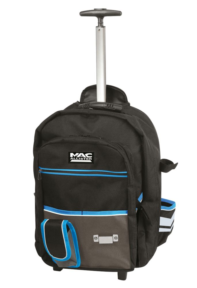 Mac Allister Hard Base Backpack with Wheels 19" | Tool Bags | Screwfix.com