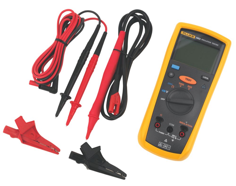 Fluke 1503 Insulation / Resistance Tester | Multimeters | Screwfix.com