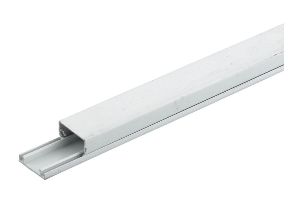 Mini Trunking 25mm x 16mm x 2m | Mini Trunking Lengths | Screwfix.com
