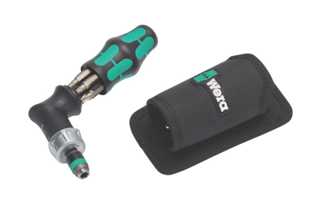 Wera Kraftform Kompakt Interchangeable Ratchet Screwdriver Set 7 Pieces