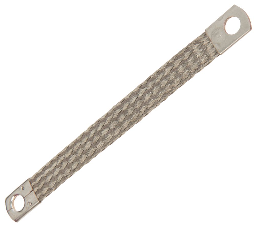 Schneider Electric Copper Earthing Braid 50mmÂ² x 200mm 10 Pack