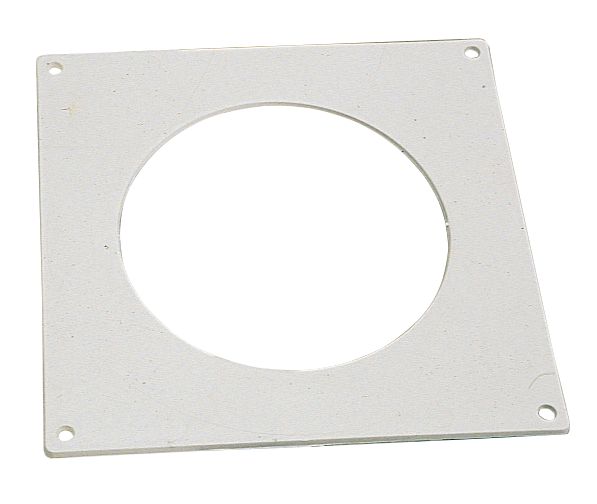 Manrose Rectangular Wall Plate White 100mm