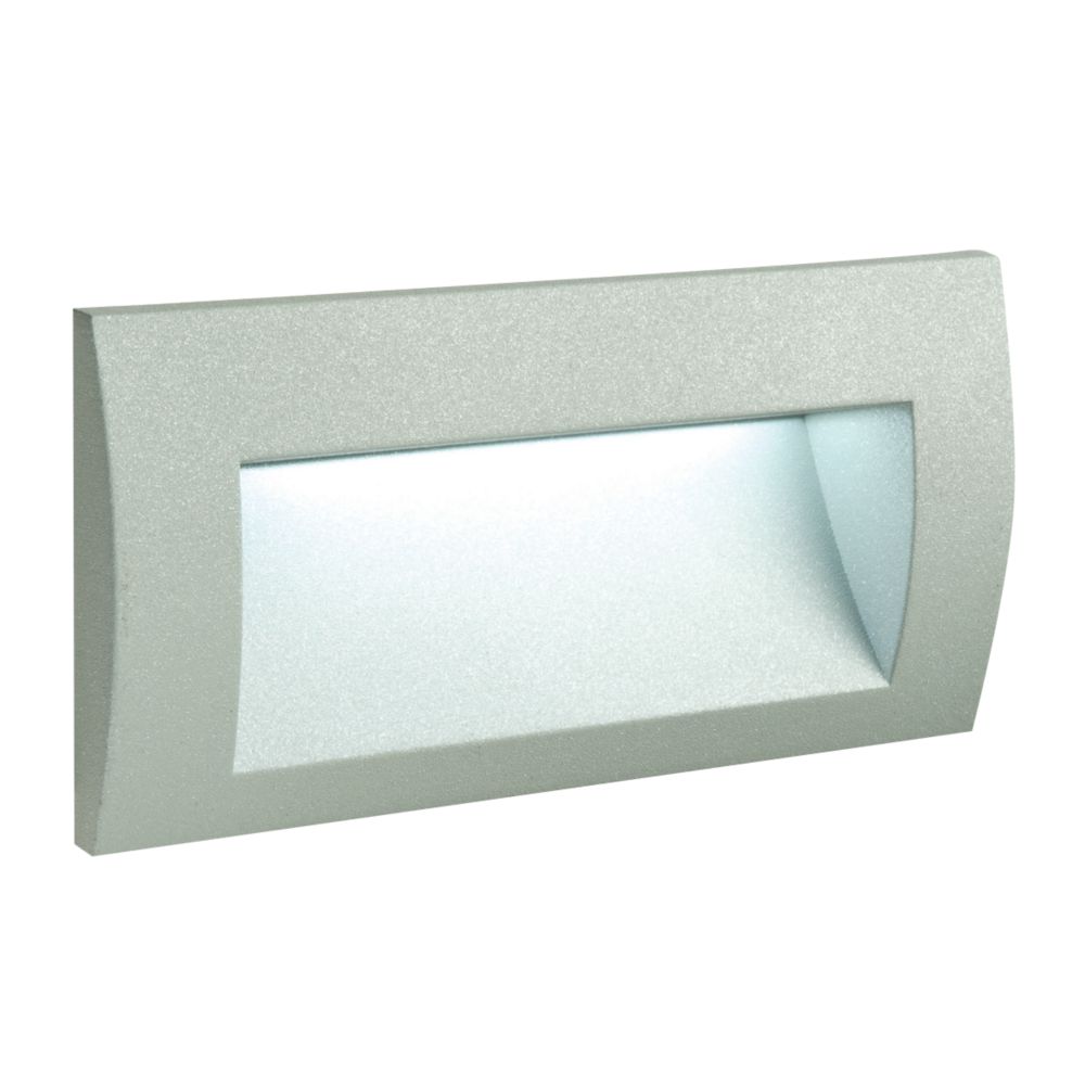 Dakota LED Brick Light Brushed Stainless Steel 2.7W