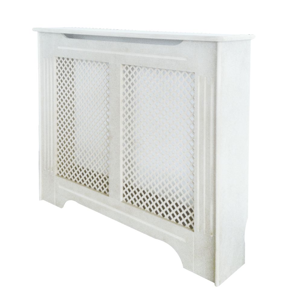 Victorian Radiator Cover White 1420mm x 210mm x 918mm
