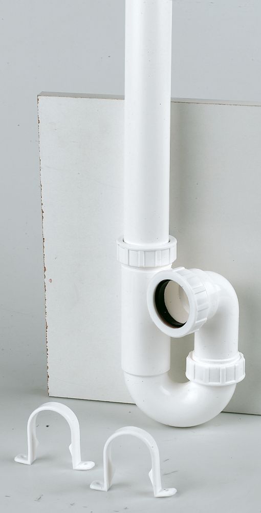 FloPlast Sink & Washing Machine Trap White 40mm