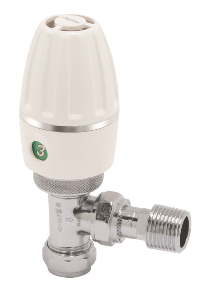 Terrier 3 White Chrome Angled TRV 10mm x Â½