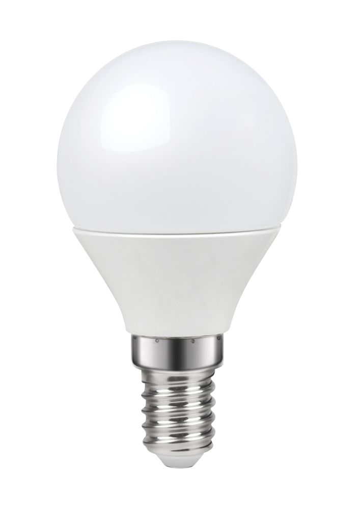 LAP SES Mini Globe LED Light Bulb 470lm 6W 3 Pack