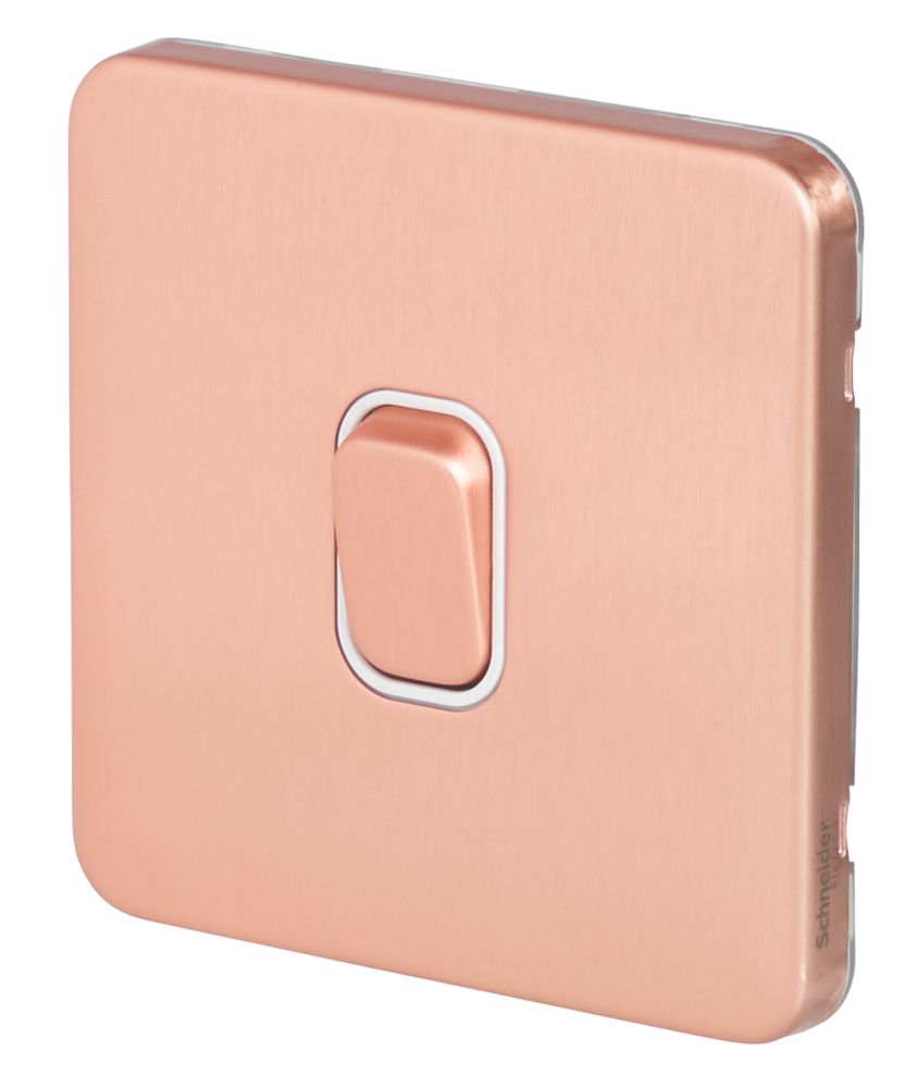 Schneider Electric Lisse Deco 10AX 1-Gang 2-Way Switch Copper with ...