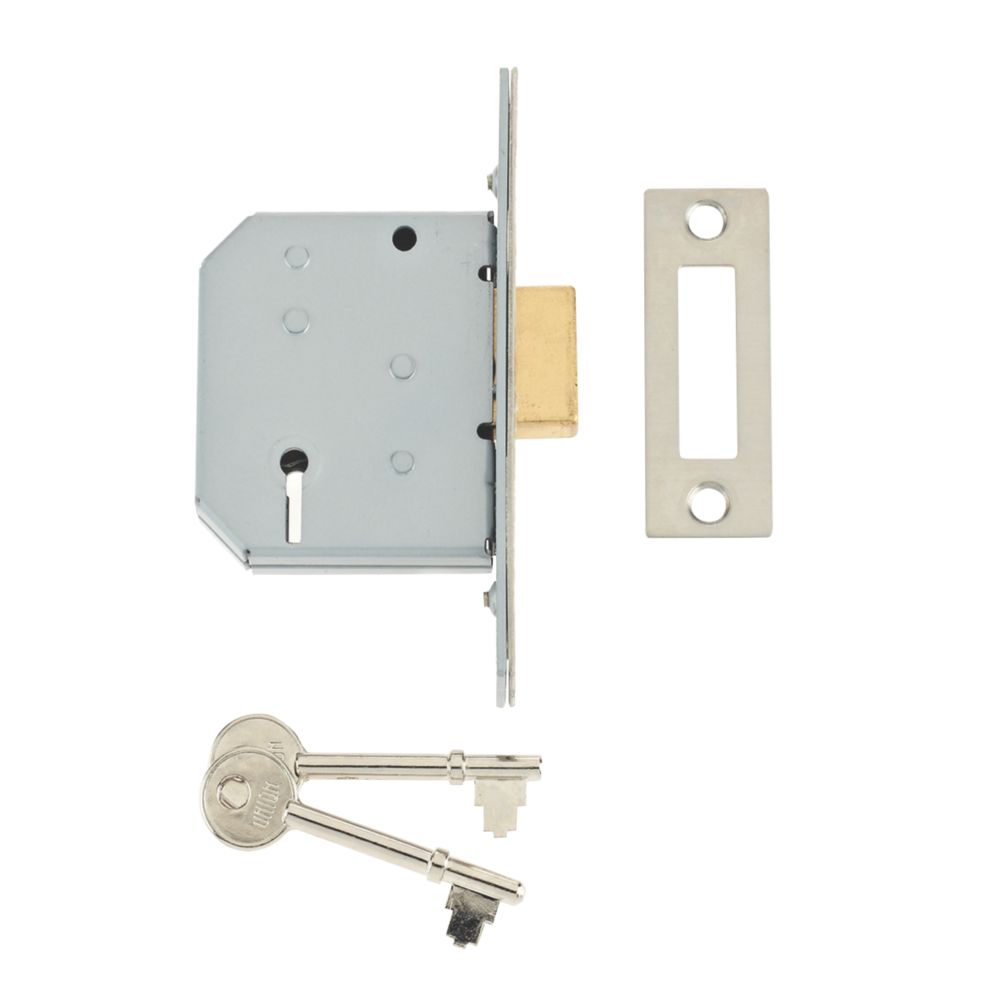 Union Brass BS 5 Lever Mortice Deadlock 68mm Case 45mm Backset