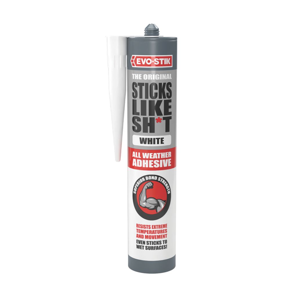 Evo-Stik 'Sticks Like Sh*t' Adhesive Clear 290ml