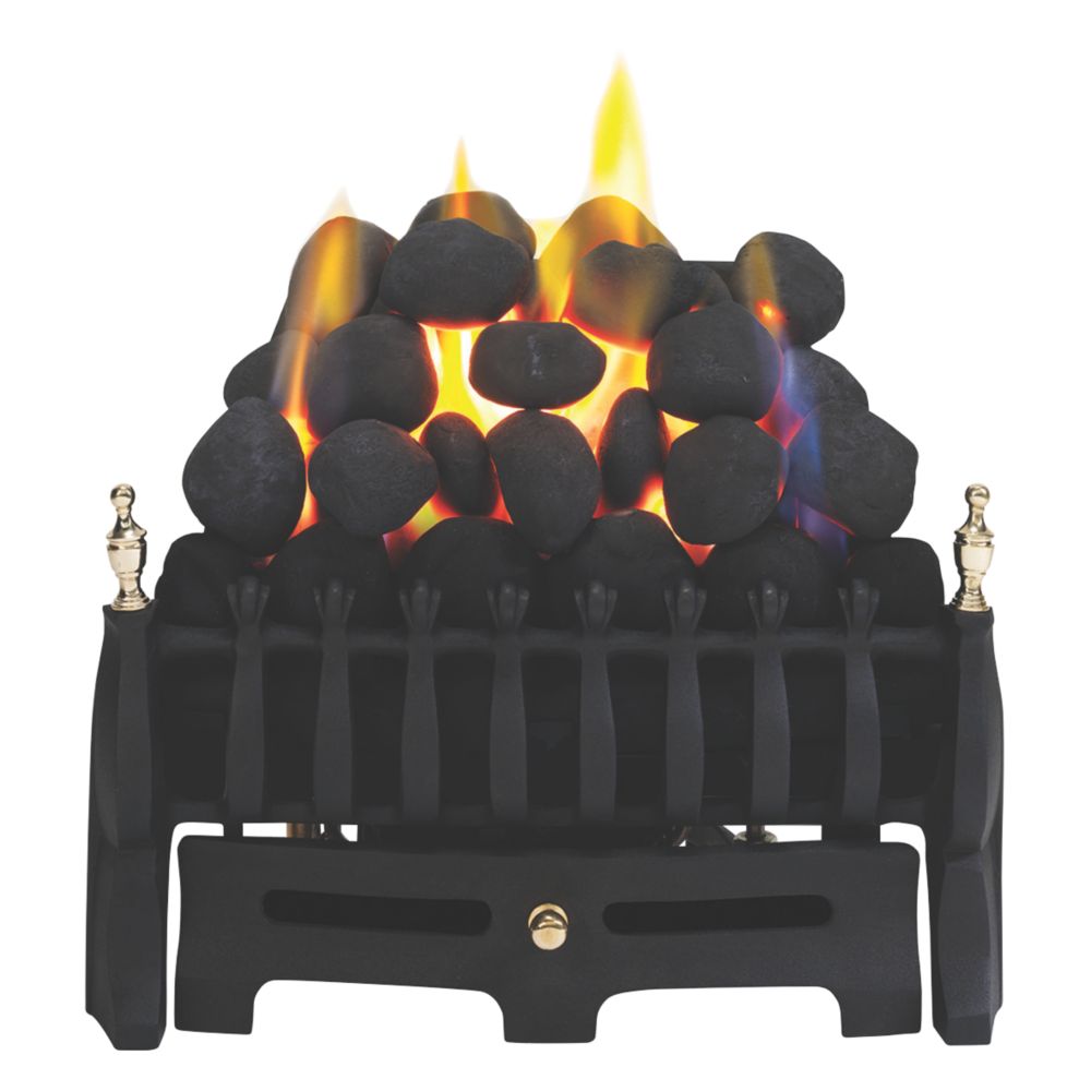 Focal Point Blenheim Black Manual Control Inset Gas Fire Tray