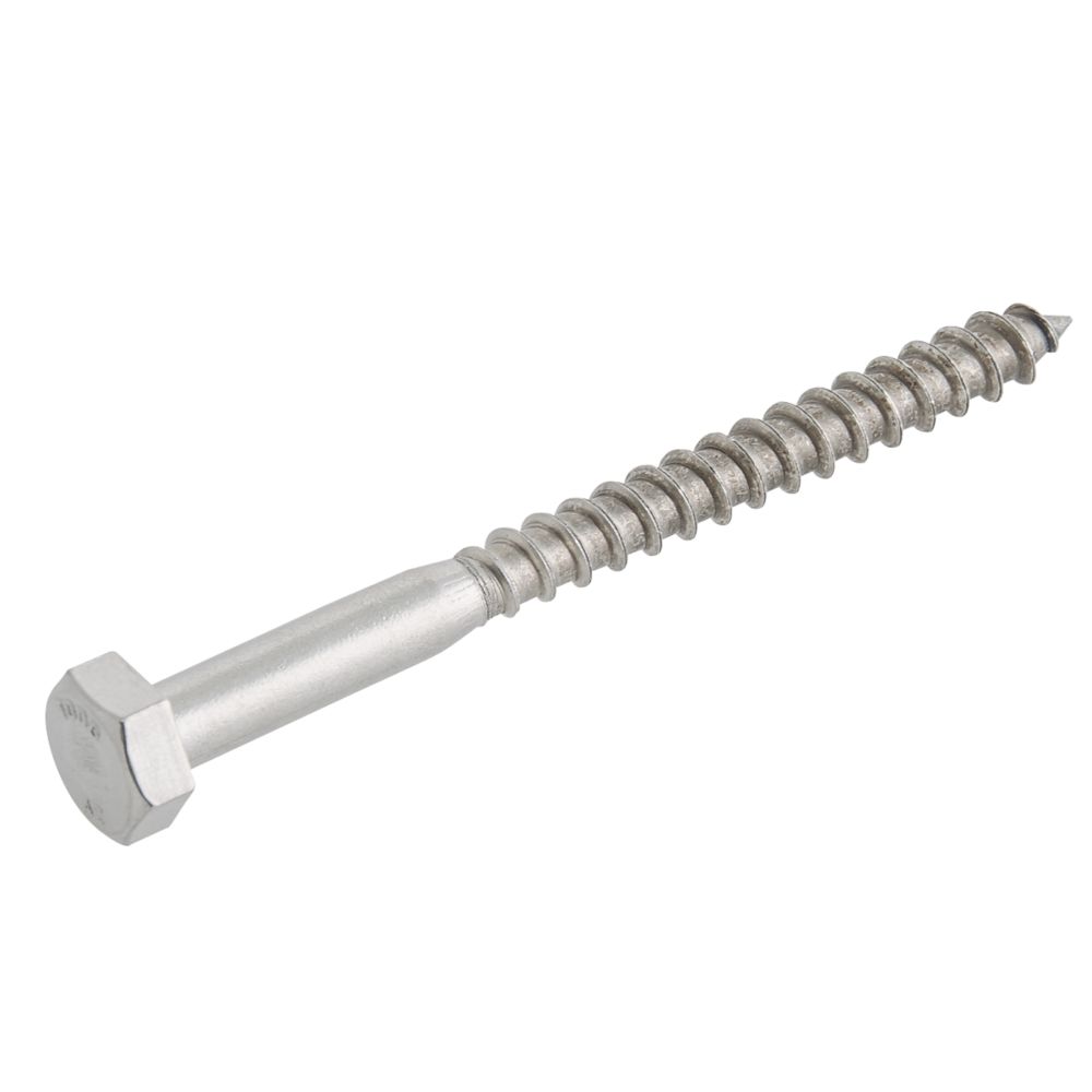 Easydrive Coach Screws A2 Stainless Steel 10 x 100mm 10 Pack