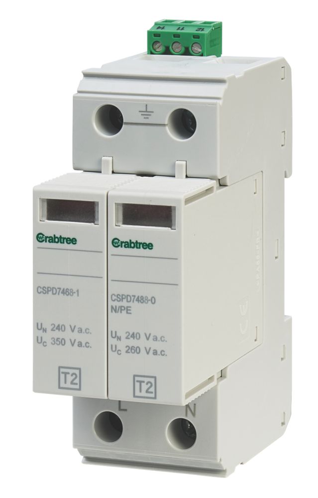 Crabtree Type 2 Surge Protection Device 40kA