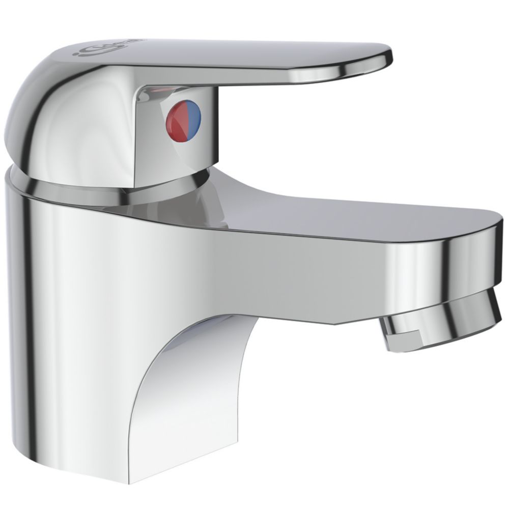 Swirl Ola Basin Mini Mono Mixer Tap with Clicker Waste