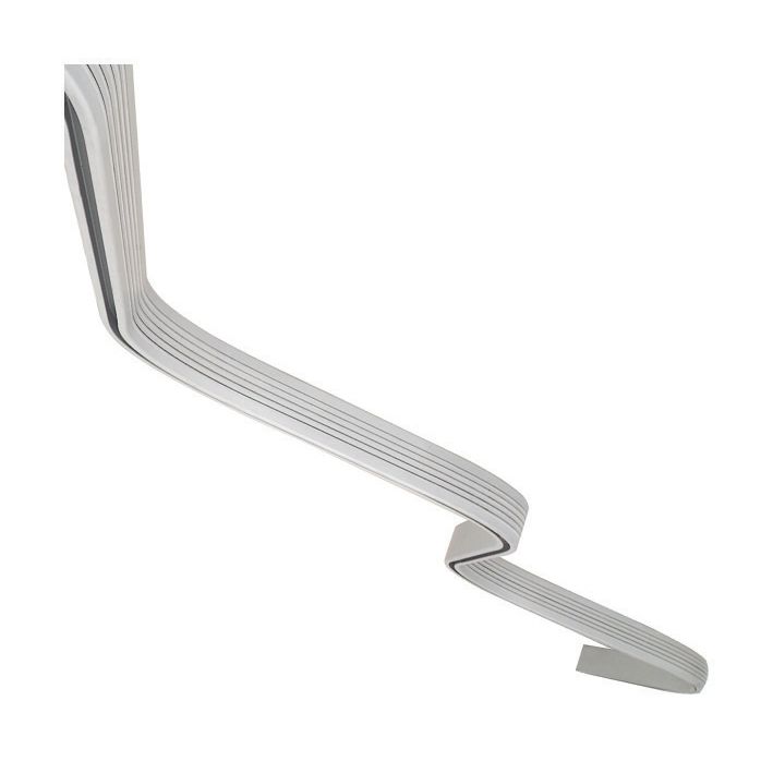 Croydex Straight Straight Shower Curtain Rail Aluminium Silver 915mm