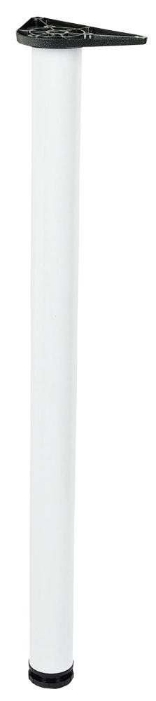 Hafele Worktop Leg White 870mm