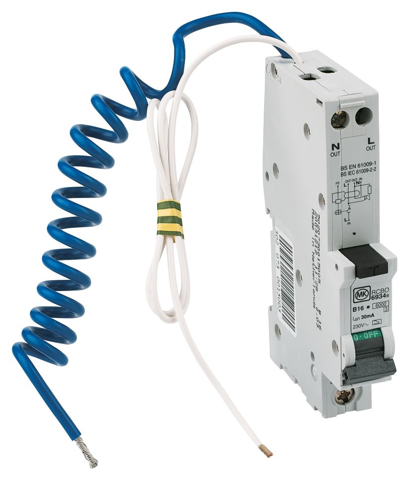 MK Sentry 16A 30mA SP Type B RCBO
