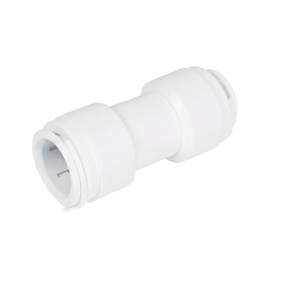 FloFit Plastic Push-Fit Equal Coupler 15mm