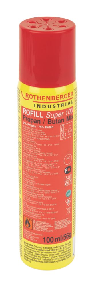 Rothenberger Butane/Propane Mix Aerosol Cartridge 56g