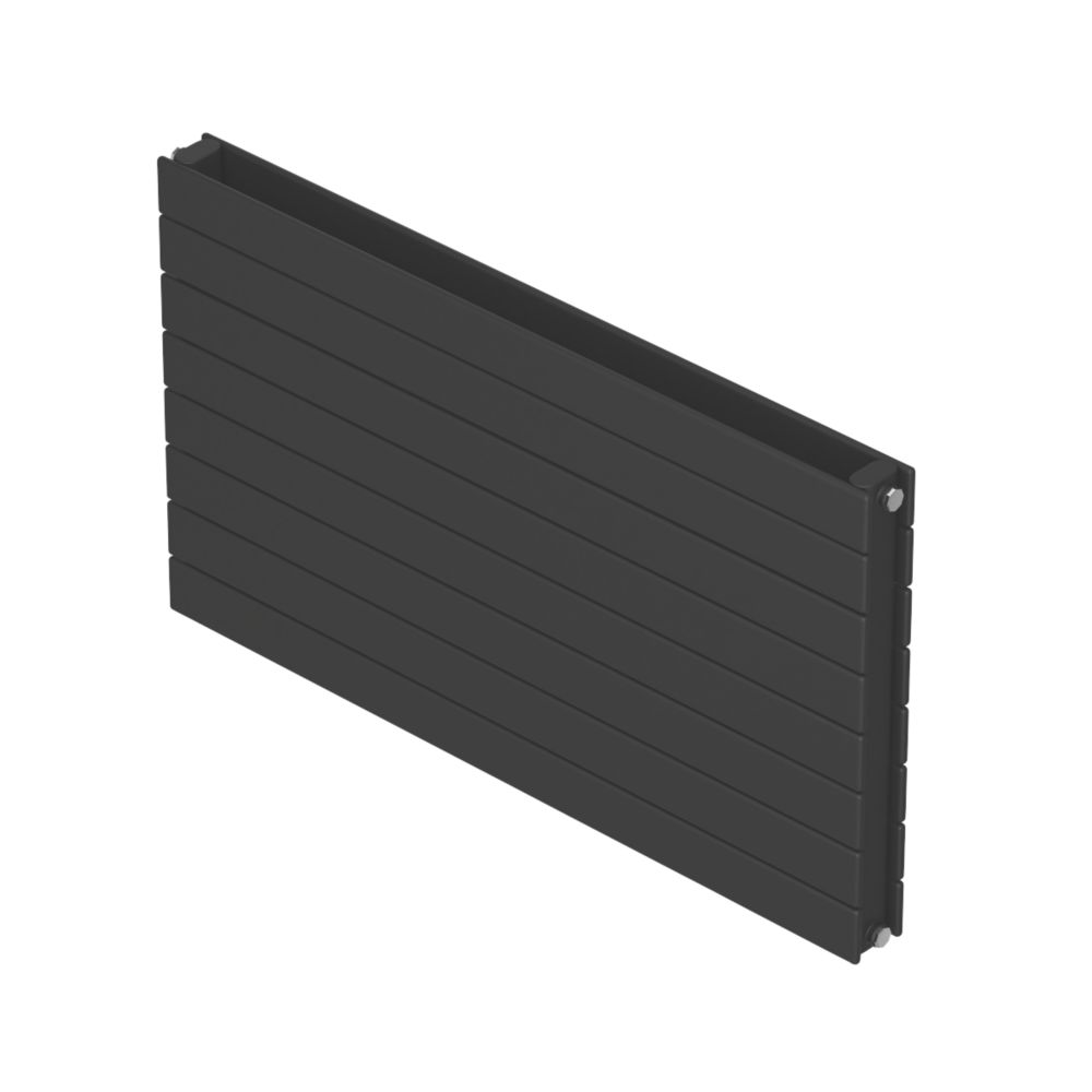 Moretti Modena Designer Radiator 578 x 800mm Matt Charcoal