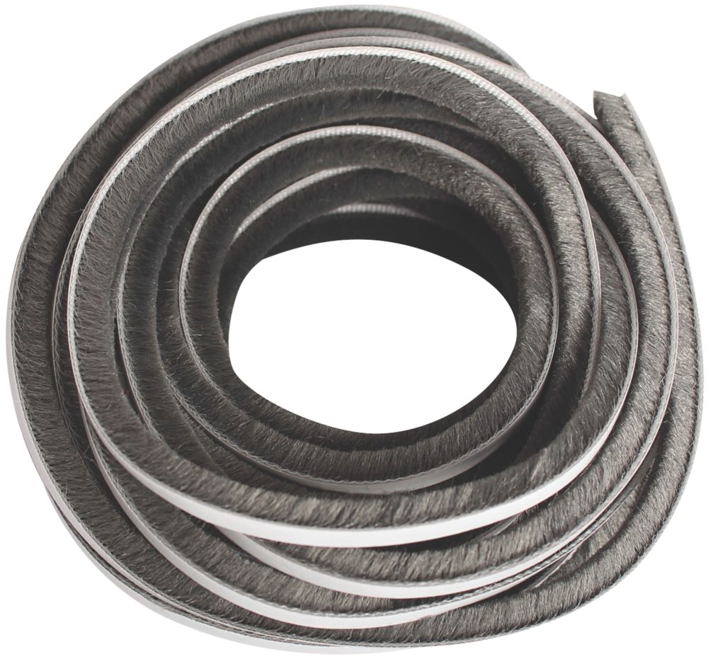 Diall Aluminium brush Draught seal L2500mm