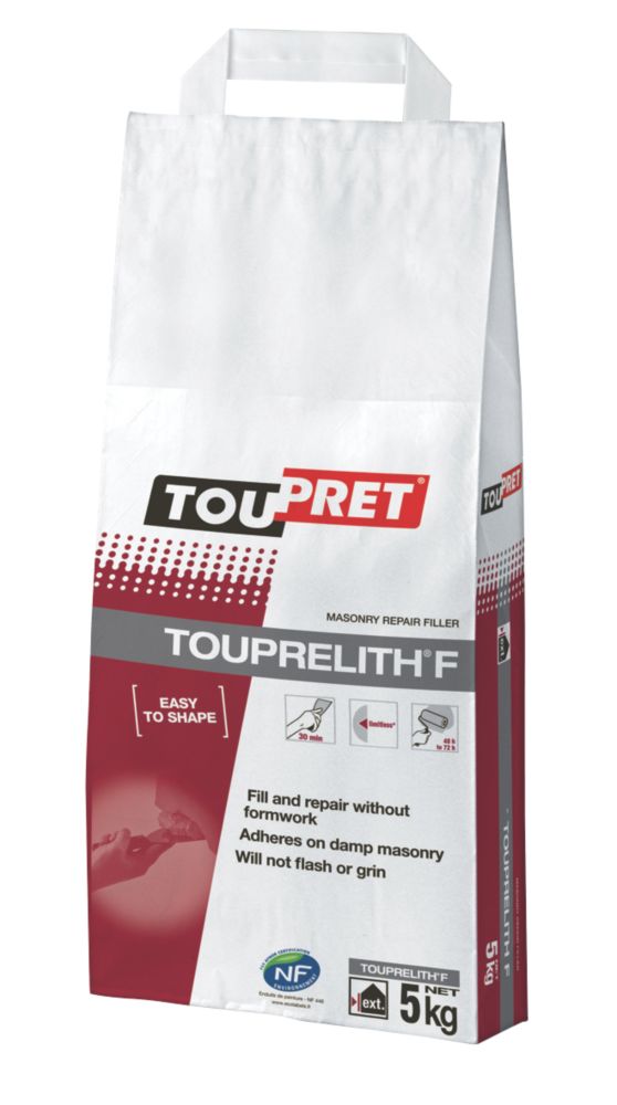 Toupret Touprelith F Exterior Masonry Repair Filler 5kg