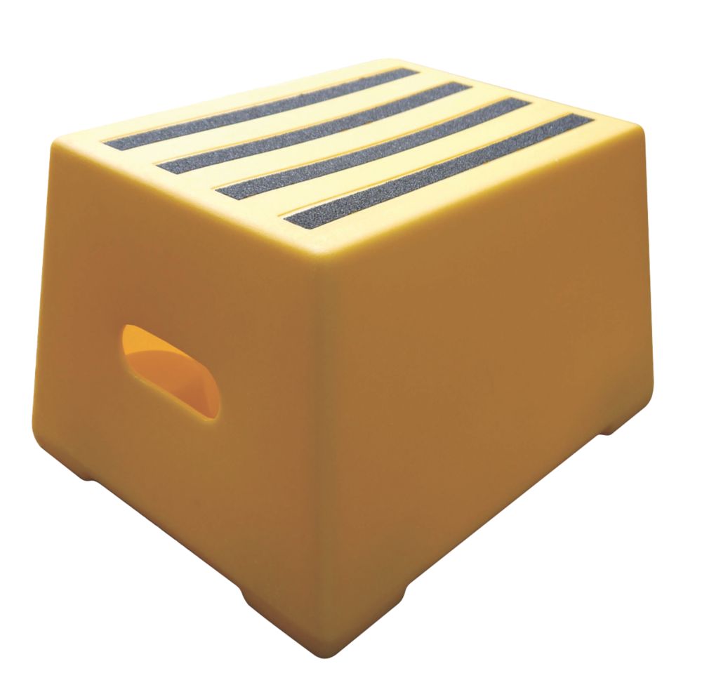 Polyethylene 1-Step Safety Step 300mm Yellow