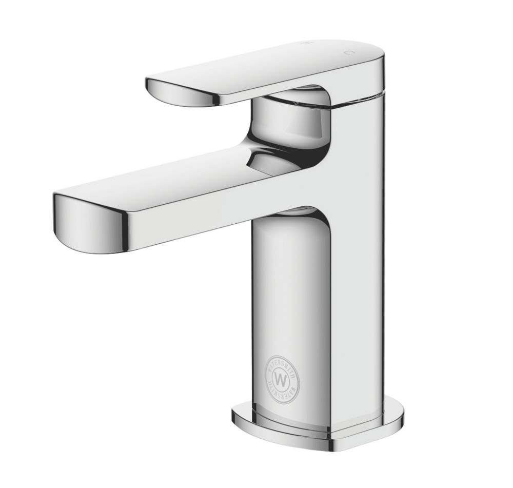 Watersmith Heritage Clyde Basin Mini Mono Mixer Tap with Clicker Waste