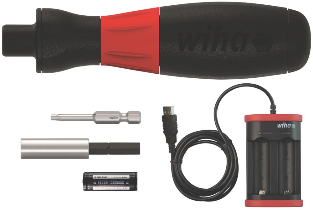 Wiha SpeedE VDE Interchangeable Powered Screwdriver Set 10 Pieces