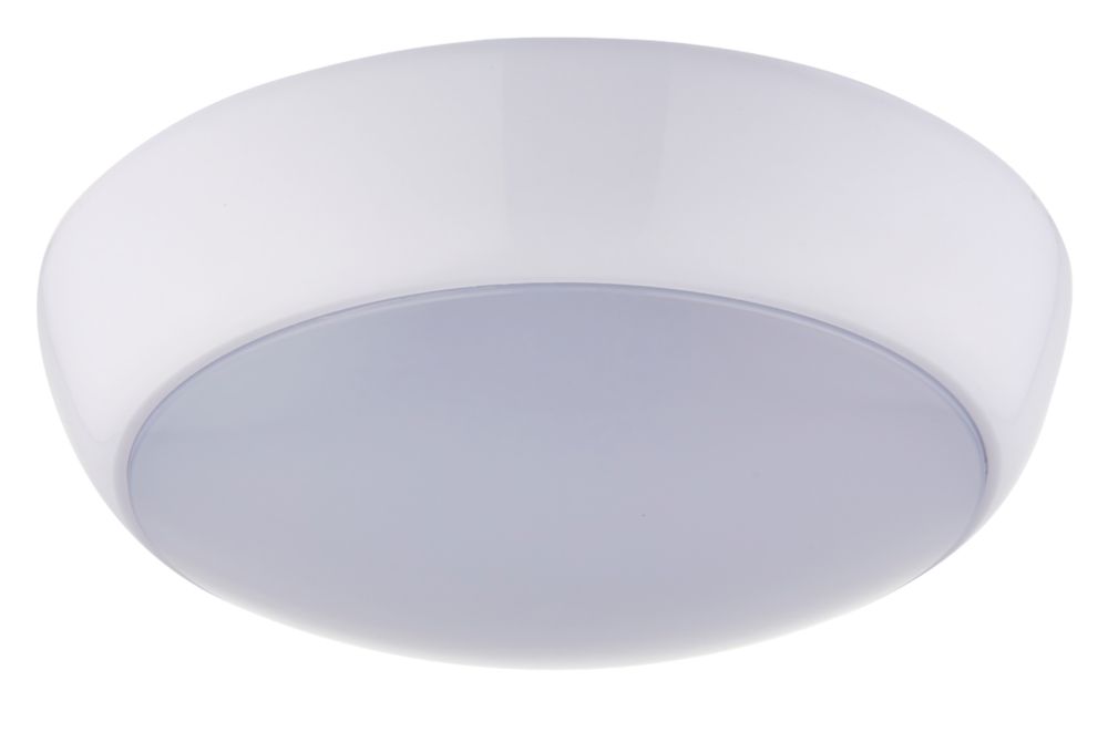LAP Amazon LED Bathroom Ceiling Light Gloss White 16W 1200lm
