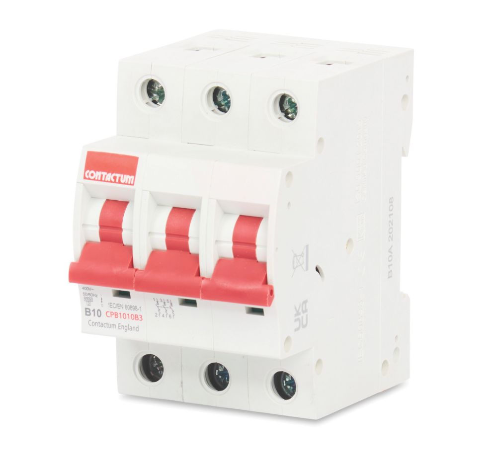 Contactum Defender 63A TP Type B 3-Phase MCB