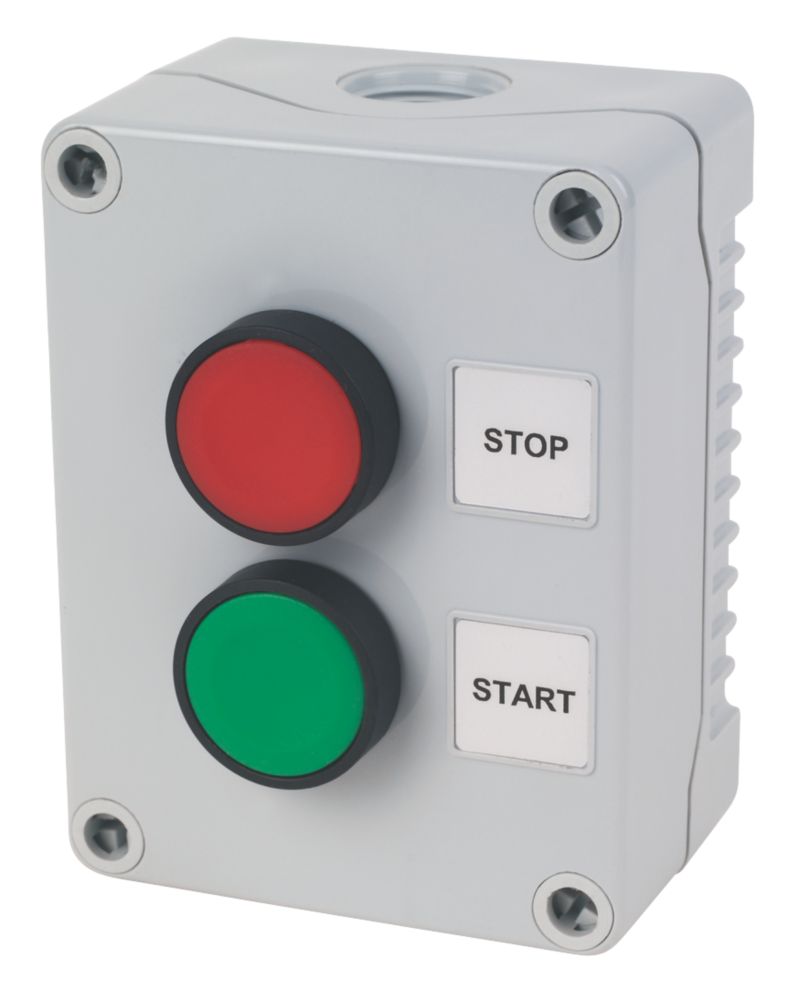 Hylec 1DE.01.06AG-SF Green Push-Button Isolator Switch