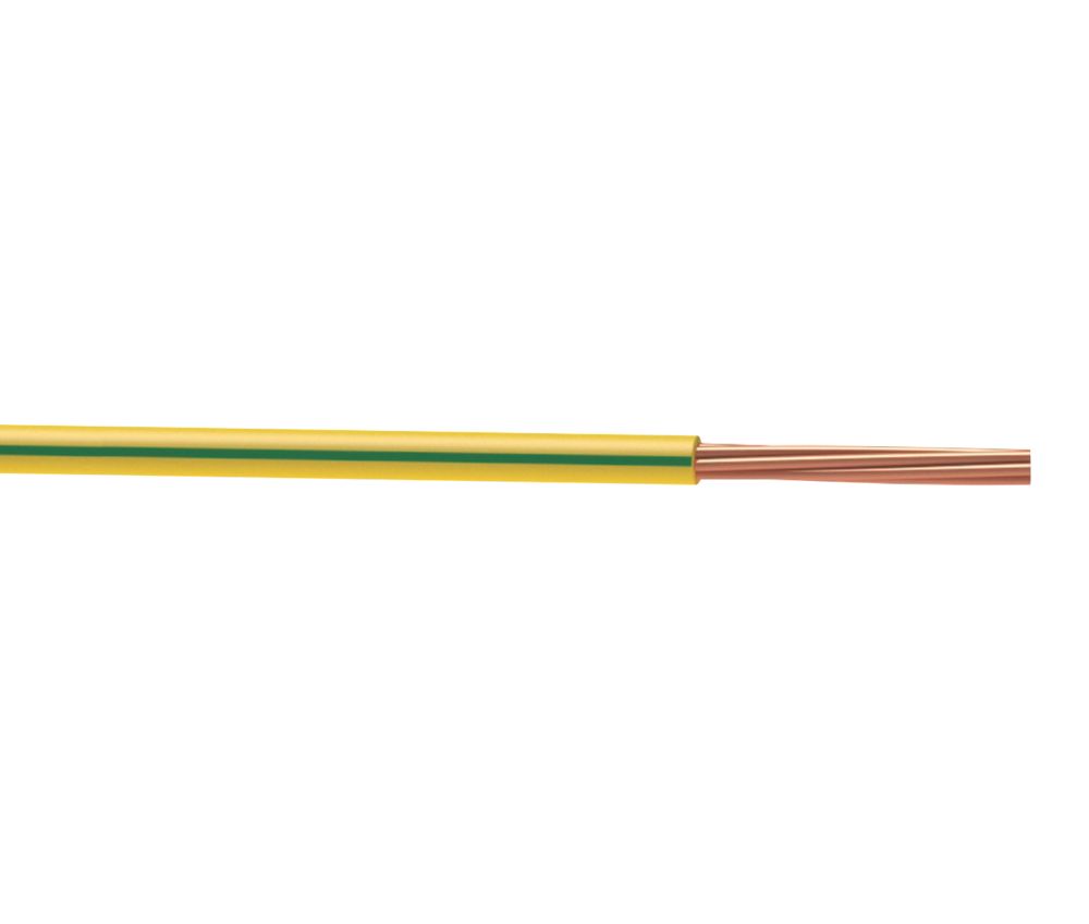 Nexans 6491X Green/Yellow 1-Core 4mmÂ² Conduit Cable 50m Drum