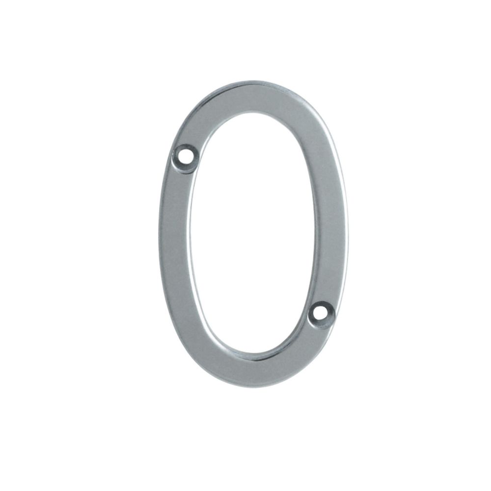 Fab & Fix Door Numeral 5 Polished Chrome 80mm