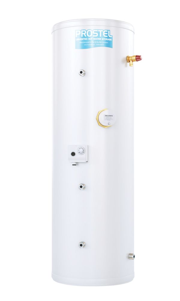 RM Cylinders Prostel Indirect Slimline Unvented Hot Water Cylinder 120Ltr