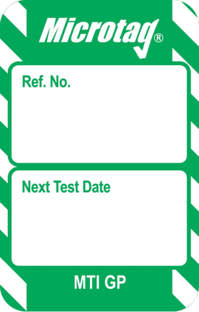 Scafftag "Next Test Date" Microtag Inserts 20 Pack