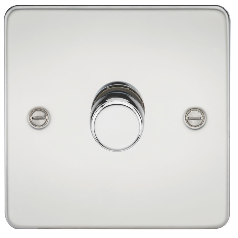 Knightsbridge 1-Gang 2-Way LED Dimmer Switch Polished Chrome