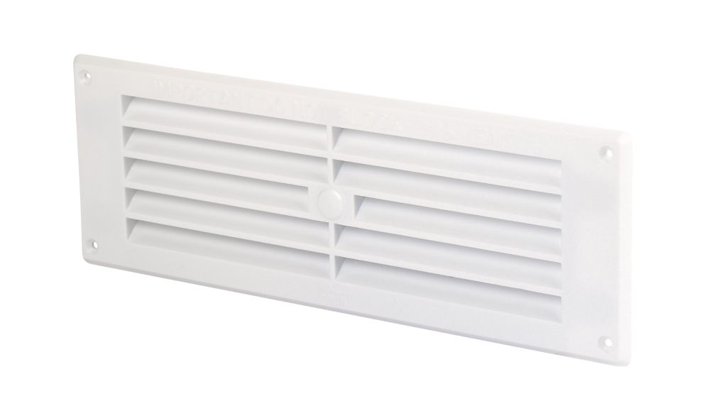 Map Vent Gas Louvre Vent White 229 x 76mm