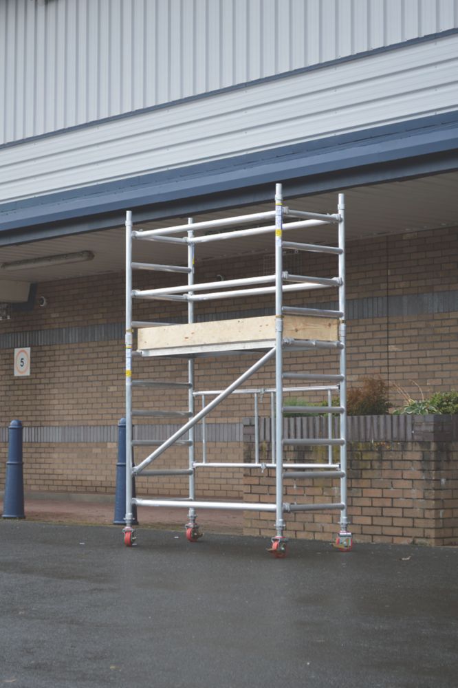 Lyte Single Depth Aluminium Folding Work Tower System 4.6m