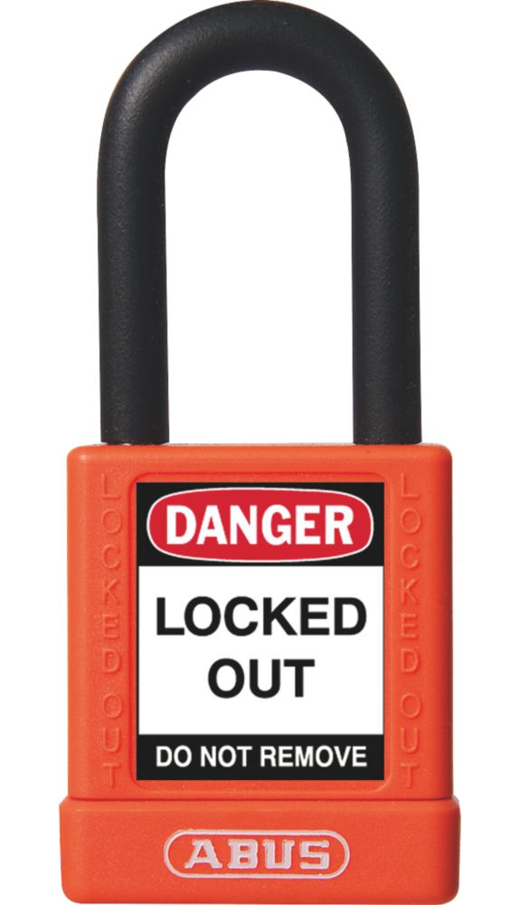 Abus Aluminium Lock-Off Padlock White 19 x 38mm