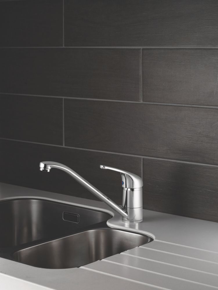 Swirl Loop Single Lever Mono Mixer Kitchen Tap Chrome