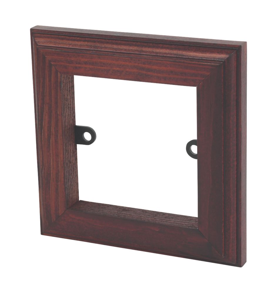 Varilight 1-Gang Light Switch Frame Surround Mahogany-Effect