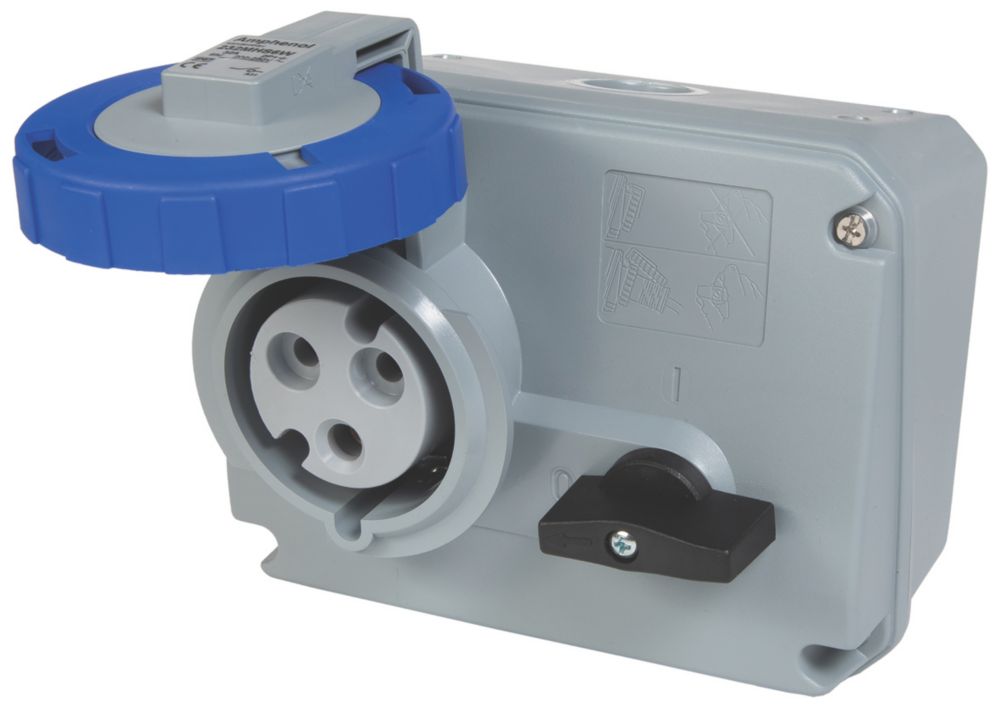 ABB Switched Socket 16A 2P+E 250V 6H IP67