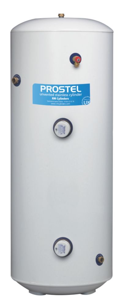 RM Cylinders Prostel Direct Unvented Cylinder 180Ltr