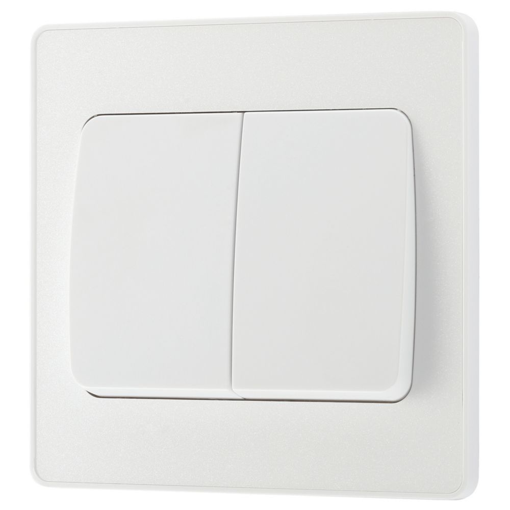 British General Evolve 20 A 16AX 2-Gang 2-Way Wide Rocker Light Switch ...