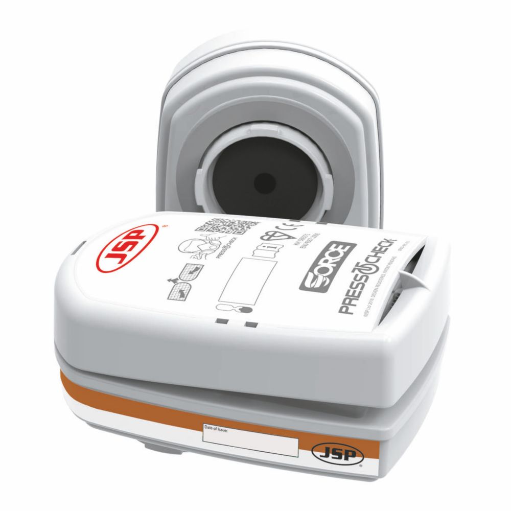 JSP Force 8 Mask Respirator with Press-to-Check Filters P3